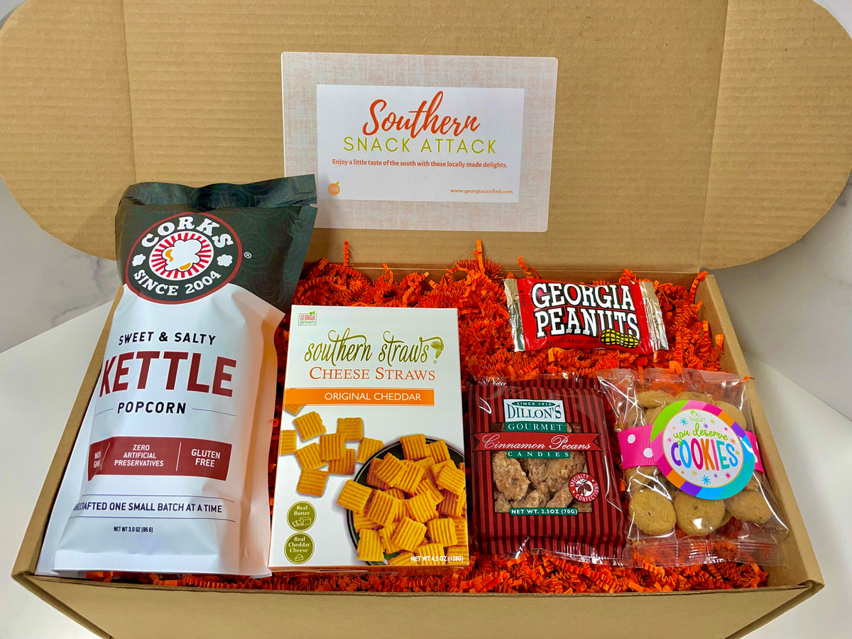 Southern Snack Attack Gift Box – Georgia Crafted