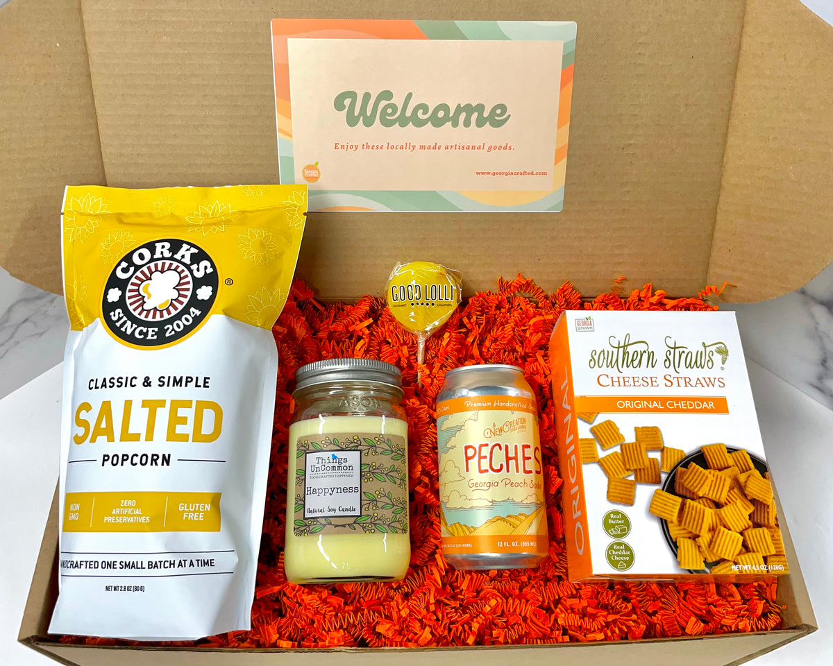 "Welcome" Gift Box (Welcome Home, Welcome to Your New Job, Welcome ...